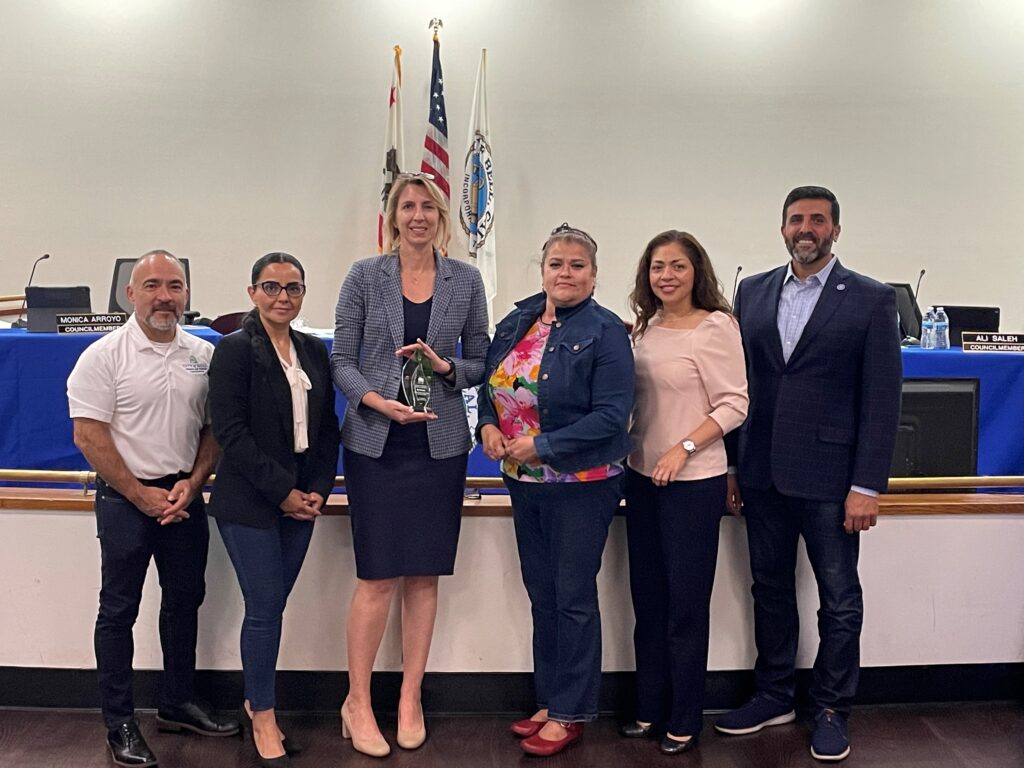 Impact Sciences and City of Bell Accept AEP Award for Environmental Justice Element - Impact ...